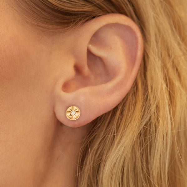 EOS Diamond Studs - Elizabeth Moore